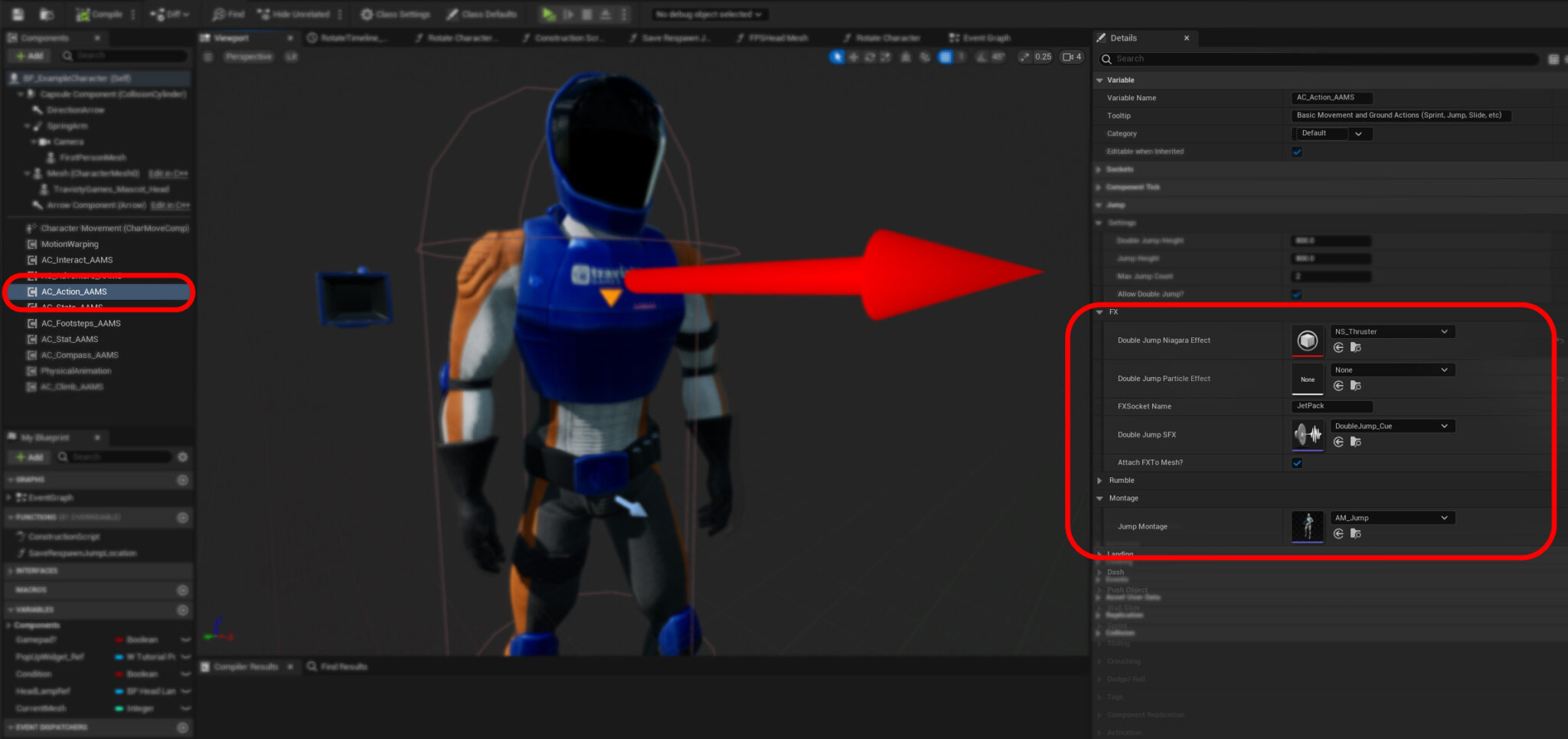 Action Component - travisty games Action Component - travisty games