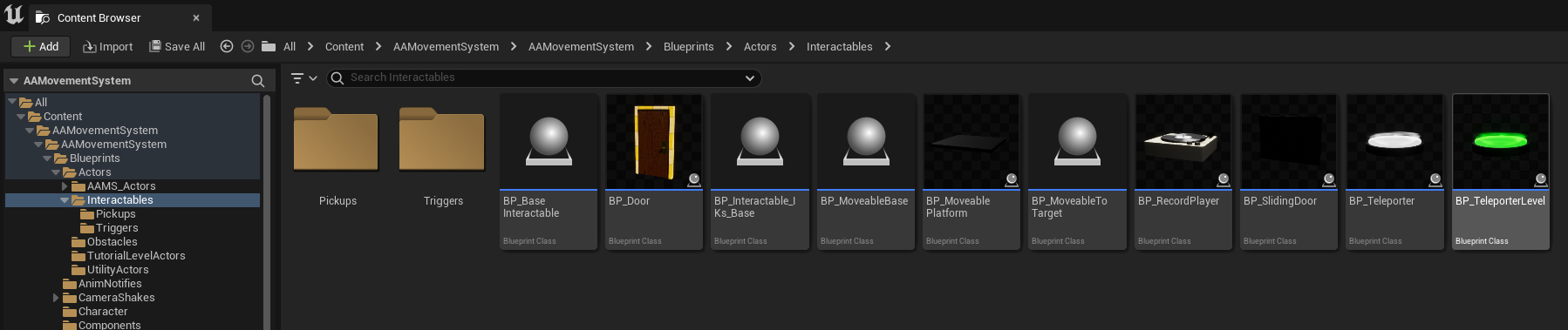Interaction Actors - travisty games
